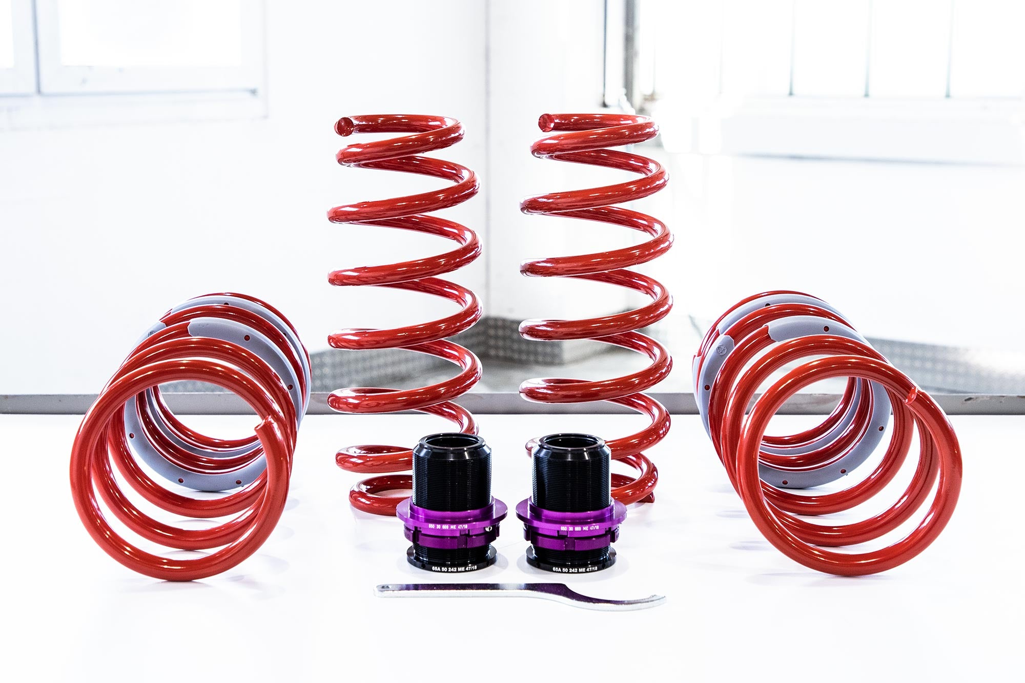LeTech/KW 2 inch (50mm) Coil Lift Springs for G Wagon W463A & W465 ...