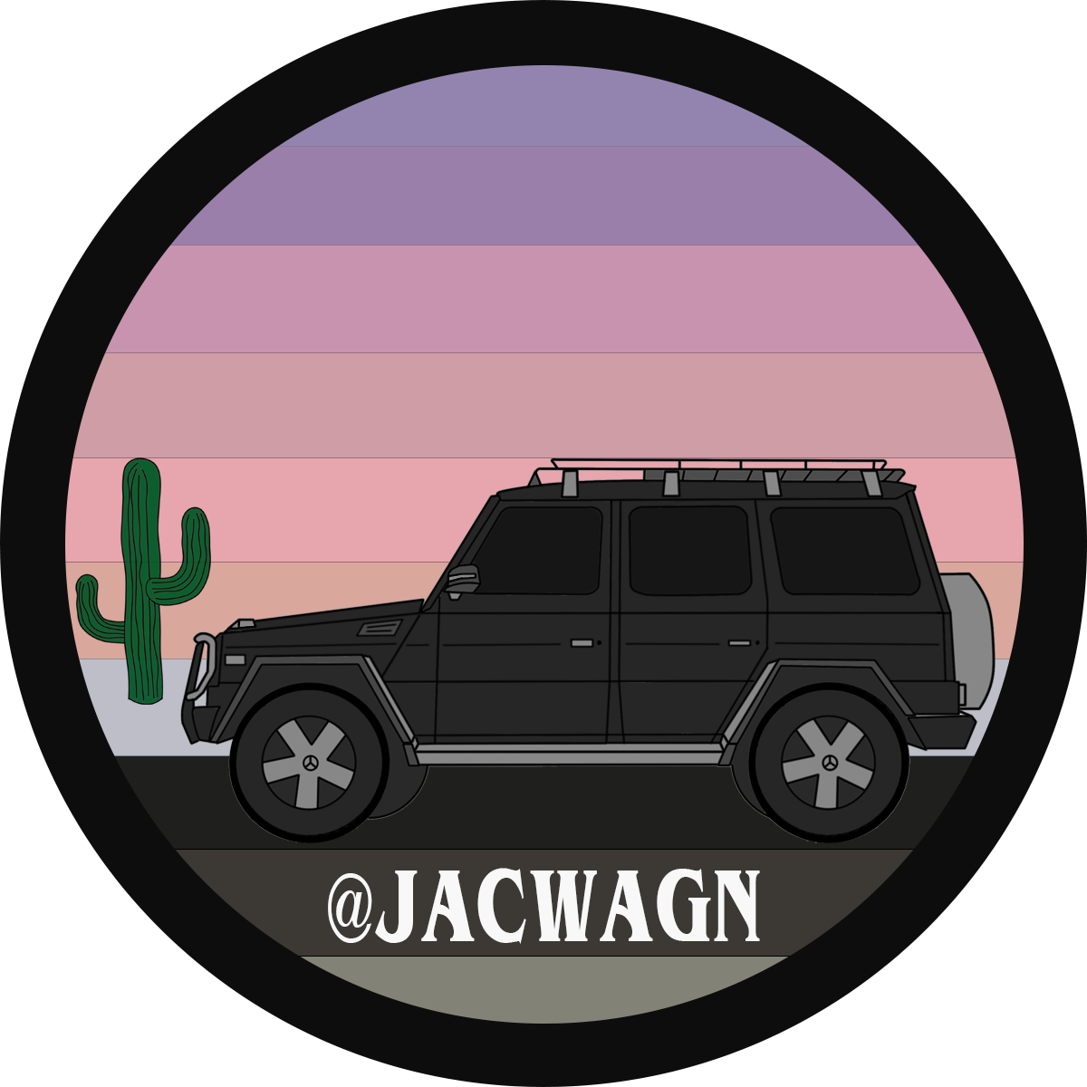 JWO "Sunset" Sticker Vol. 1 – Jack Wagon Overlanding